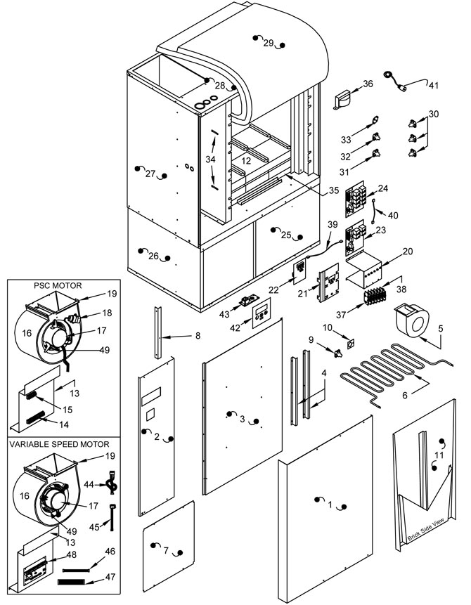 Exploded View - 3100 Series